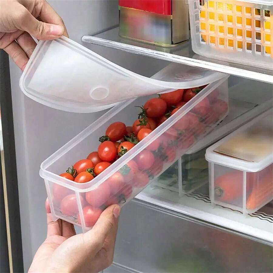 Food Storage Crisper Container Kitchen Refrigerator Noodle Box ...