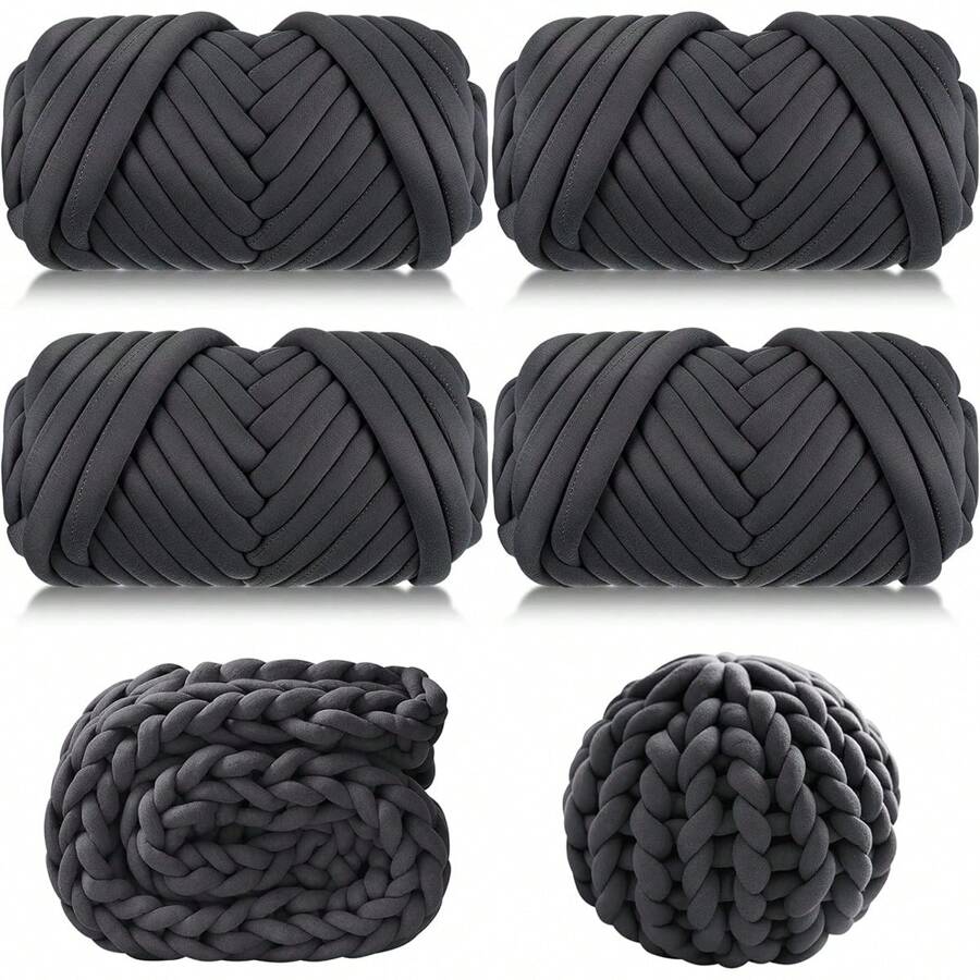 1pc Hand-Woven Blanket Yarn Bulky Yarn For Arm Knitting, Soft Big Yarn ...