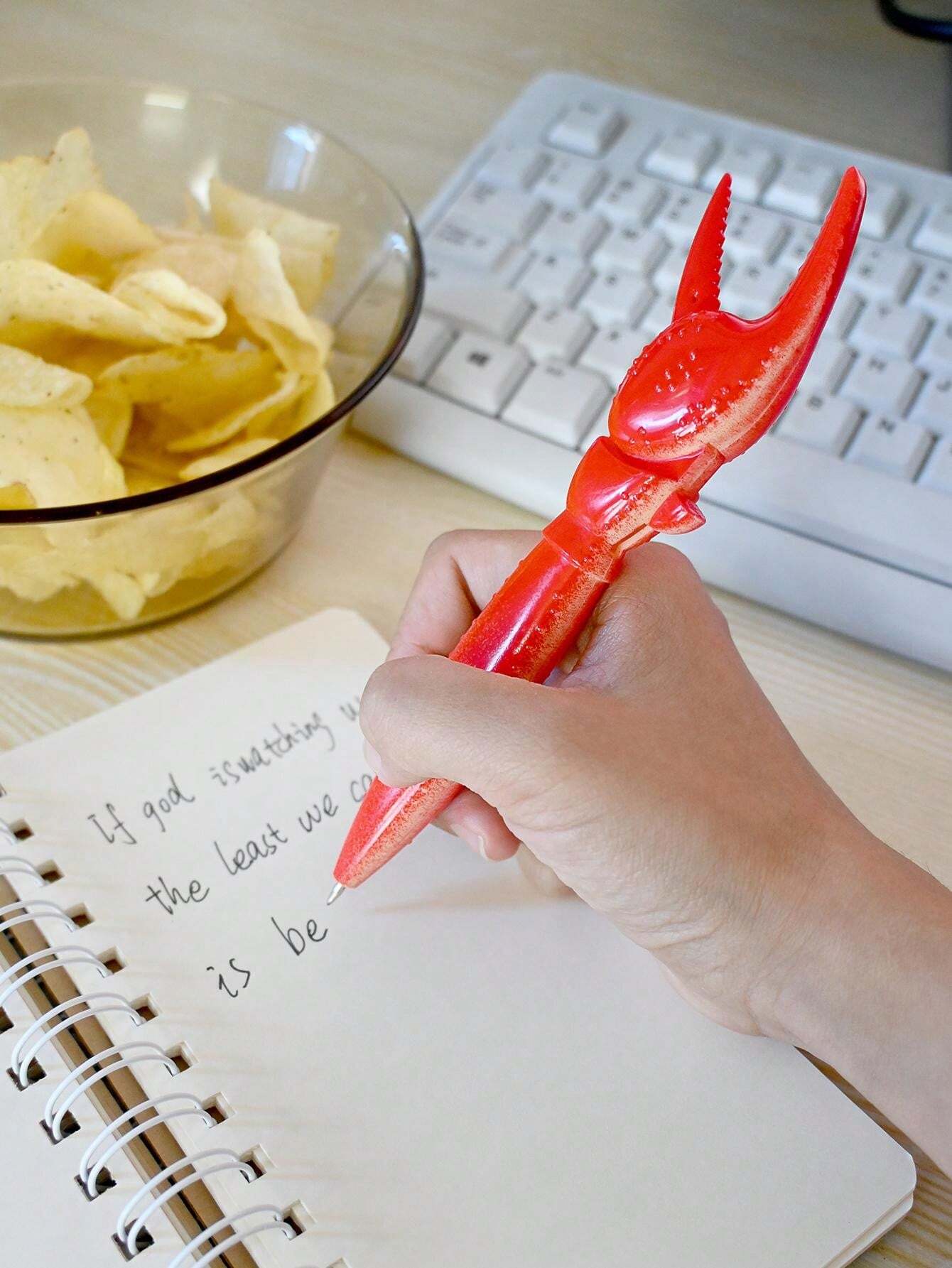 One Creative Ballpoint Pen That Can Be Used To Write And Eat Potato ...