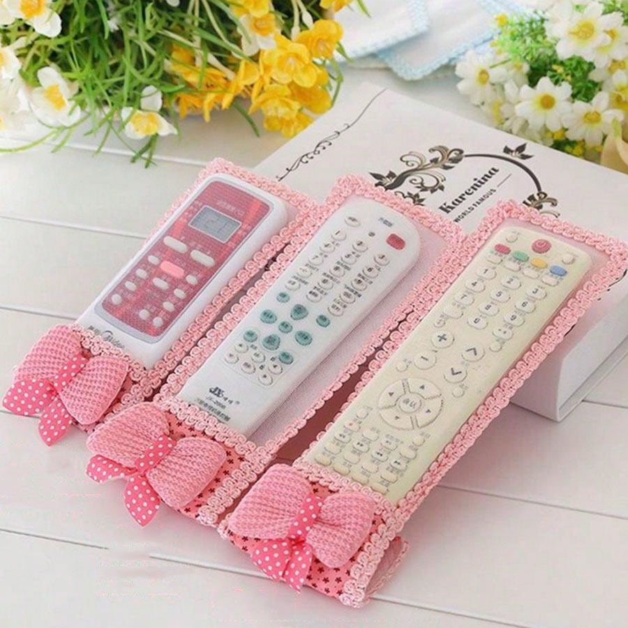 1pc Bowknot Protective Cover For Set-Top Box Remote Control, Tv Remote ...