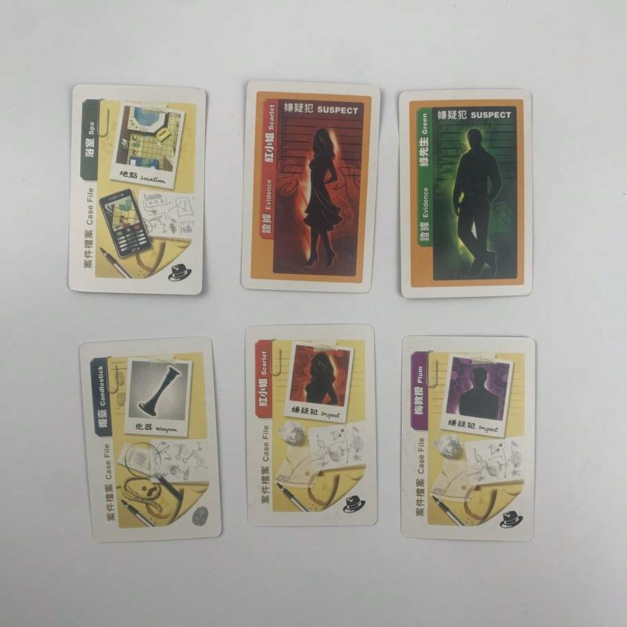 Clue Suspect Card Game - All The Fun Of Clue In Minutes - Party Game ...