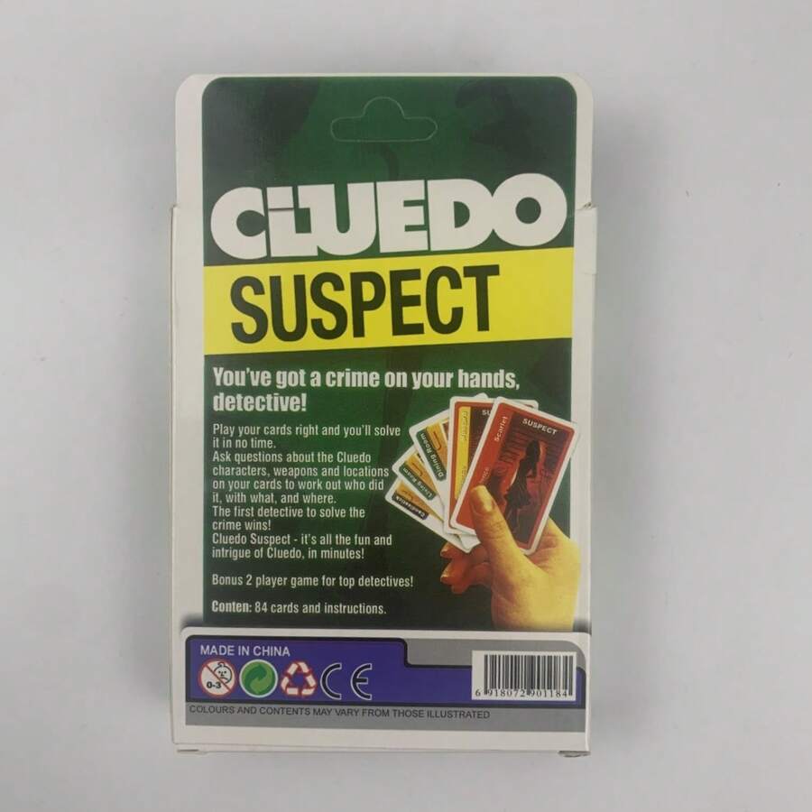 Clue Suspect Card Game - All The Fun Of Clue In Minutes - Party Game ...