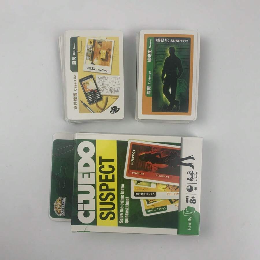 Clue Suspect Card Game - All The Fun Of Clue In Minutes - Party Game ...