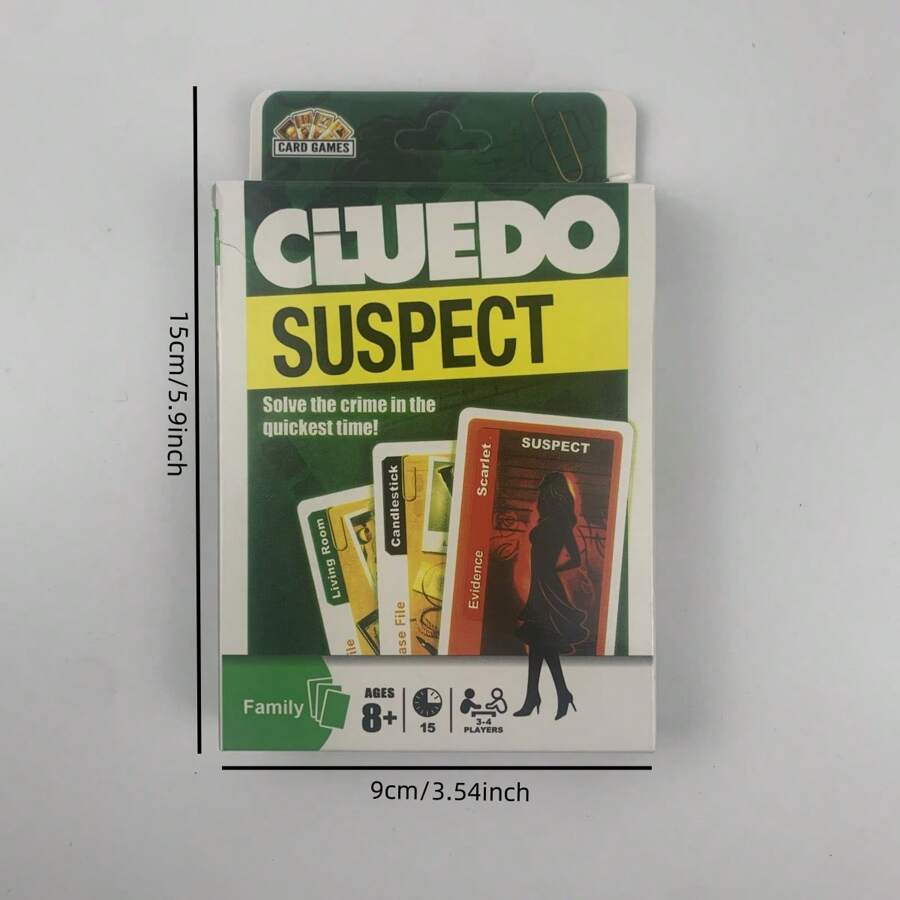 Clue Suspect Card Game - All The Fun Of Clue In Minutes - Party Game ...