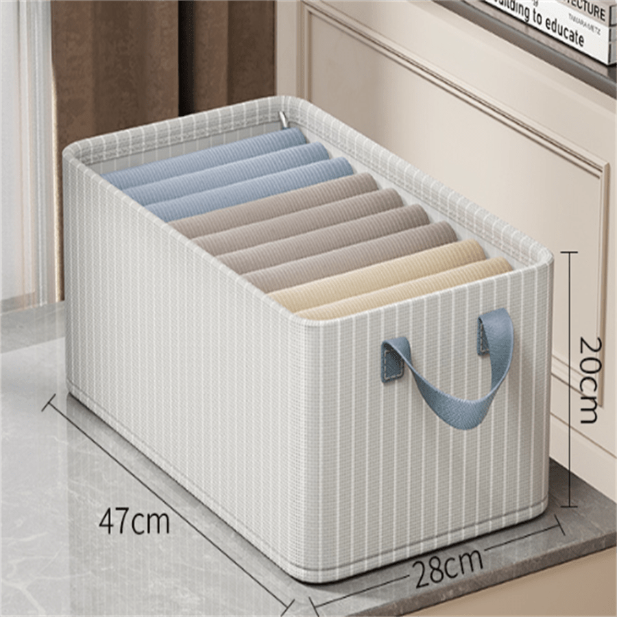 1pc Steel Frame Storage Basket, Oxford Cloth Large Capacity Clothing ...