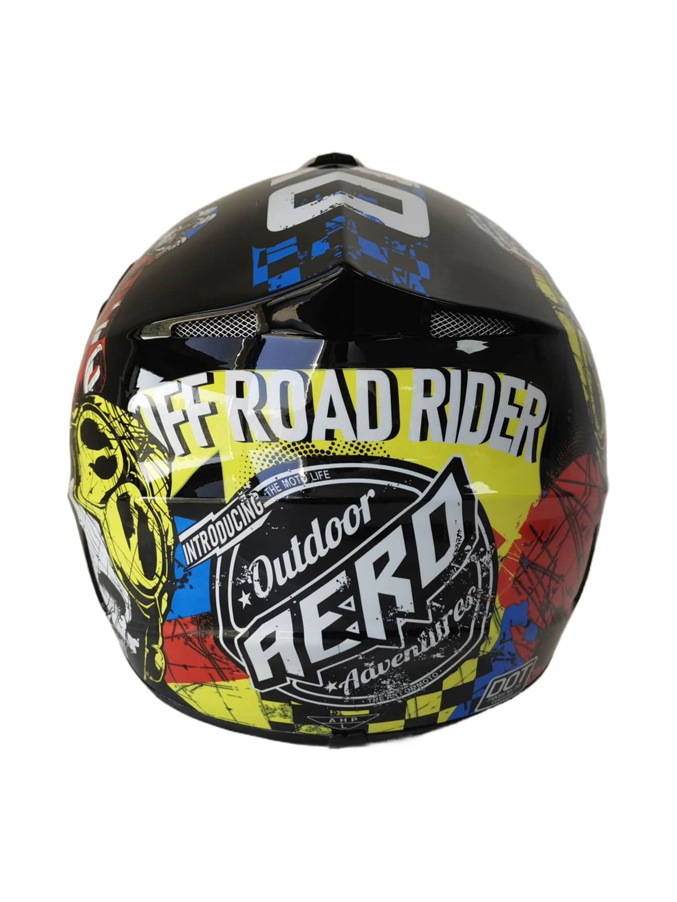 1pc Abs Material Cool Off-Road Motorcycle Karting Rally Helmet, High ...