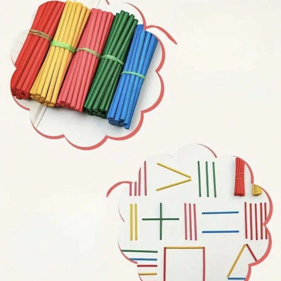 100pcs Colorful Educational Teaching Kids Mathematics Preschool ...