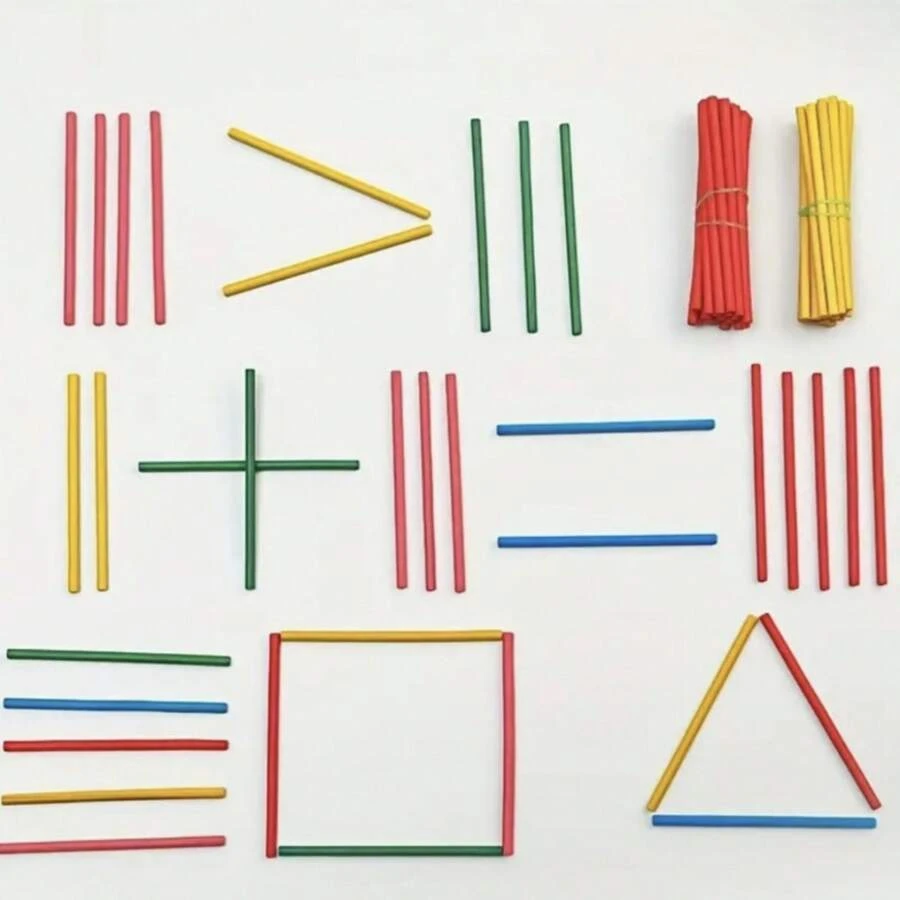 100pcs Colorful Educational Teaching Kids Mathematics Preschool ...