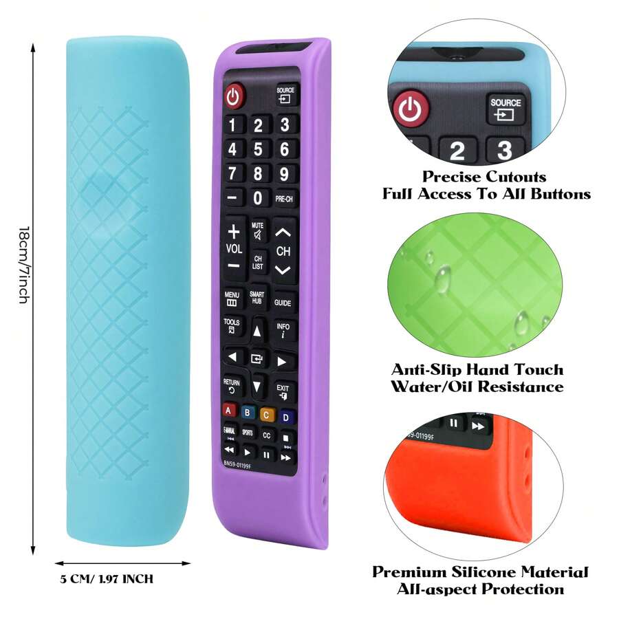Silicone Protective Cover For Samsung TV Remote Control, BN59-01199F ...