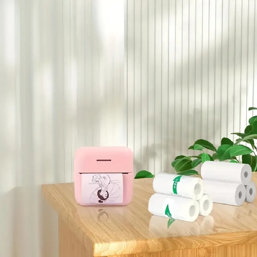 400 Rolls Per Caron Mini Printer Paper, Self Adhesive Thermal Paper ...