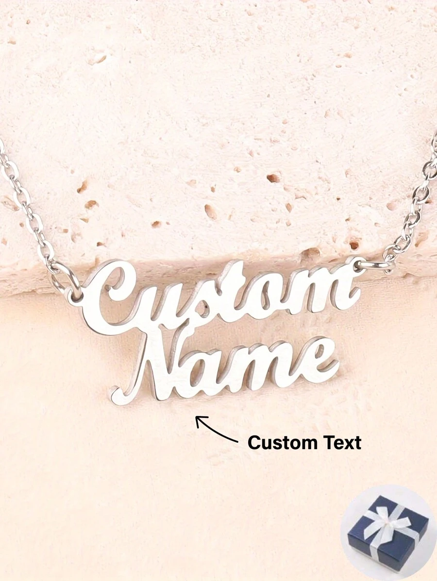 Customized Name Necklace, Couple Family Birthday Gift, Valentine's Day ...