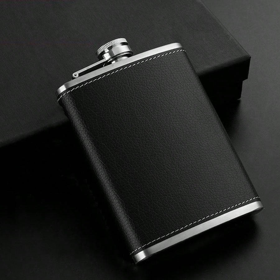 New Stainless Steel 8oz Flask, Portable Outdoor 304 Stainless Steel ...