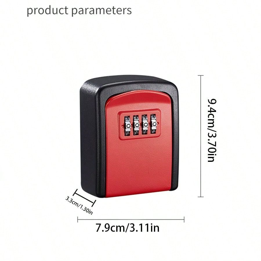 1pc Stainless Steel Mini Password Key Storage Box, Modern Style, Two ...