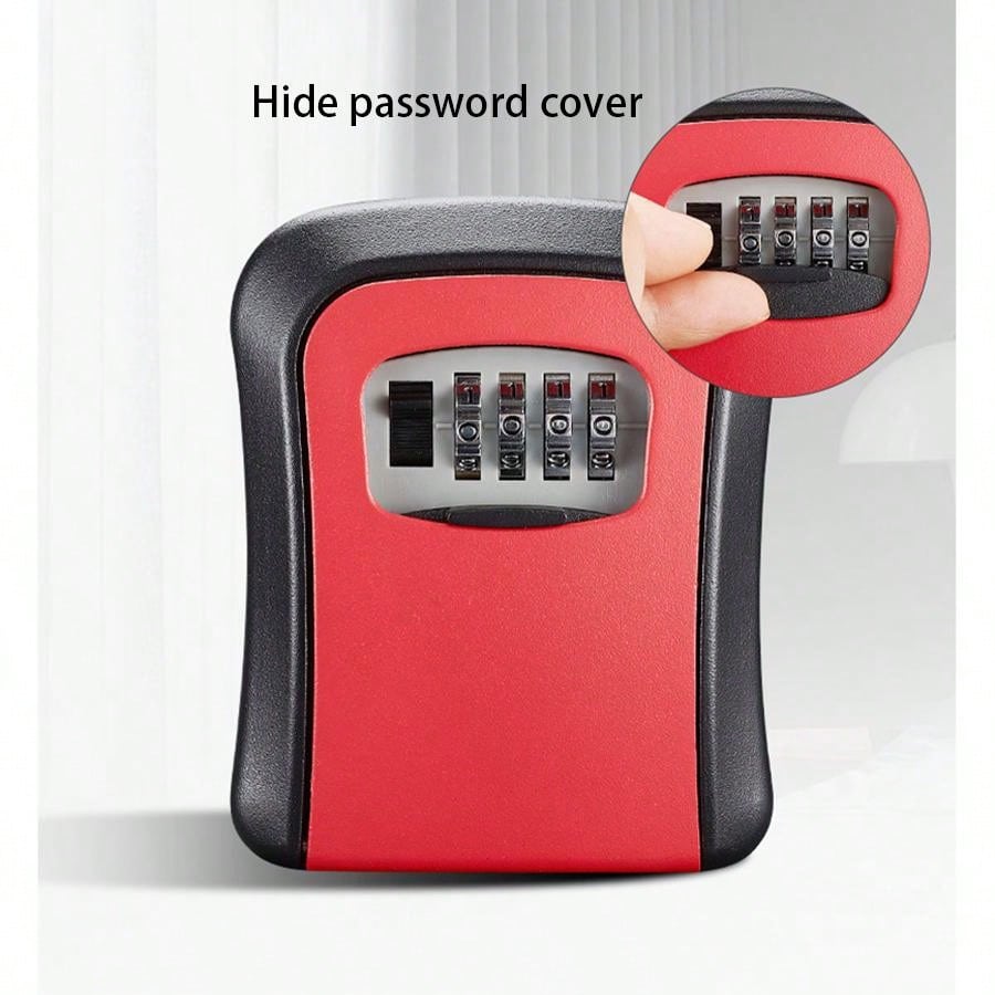 1pc Stainless Steel Mini Password Key Storage Box, Modern Style, Two ...