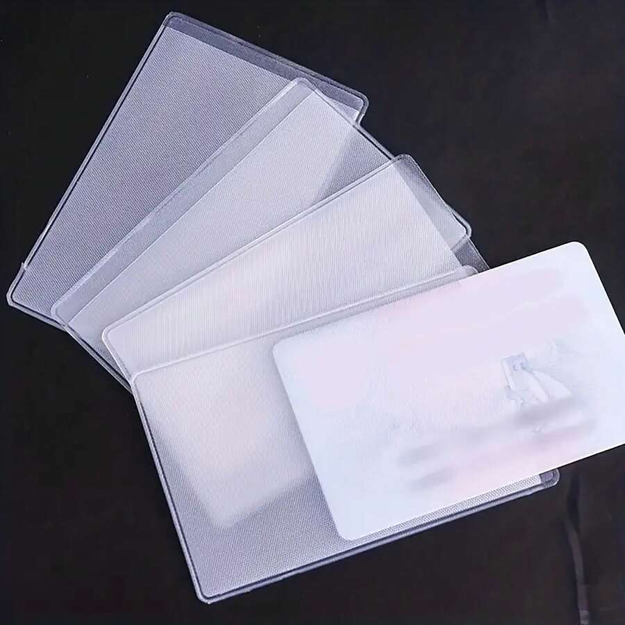 Transparent For Card Card Passport Etc. Holder Card Sticker Card Cover ...