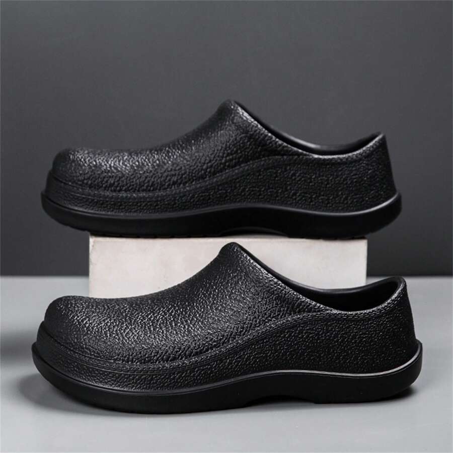 Men's Waterproof And Slip-Resistant Kitchen Work Shoes, Fashionable ...