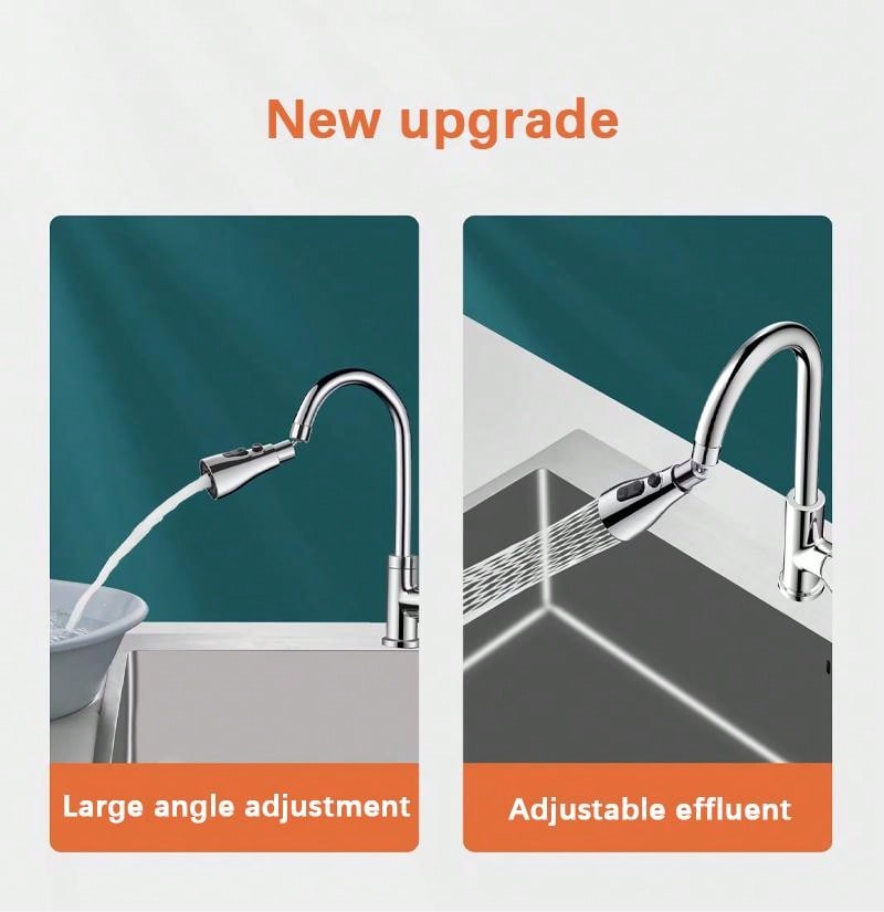 Kitchen Sink Faucet Extender Spray Head Adapter With Long Hose ...