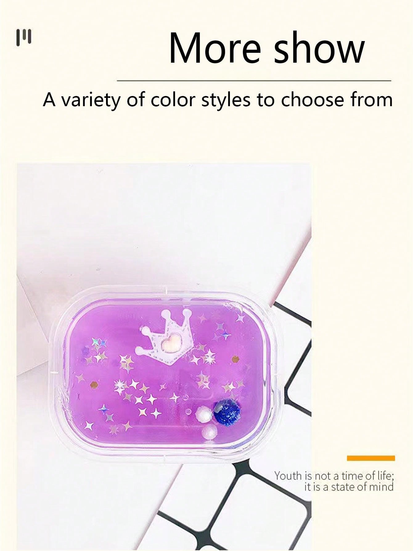 Internet Popular Squishy Crystal Clear Putty, Slime, Jelly Fruits Toy ...