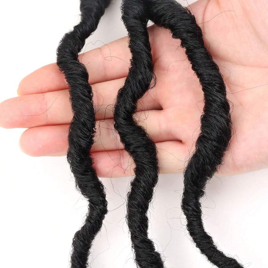 Goddess Wavy Locs Crochet Hair 16 Inch 1 Pack Pre Looped Curly Soft ...