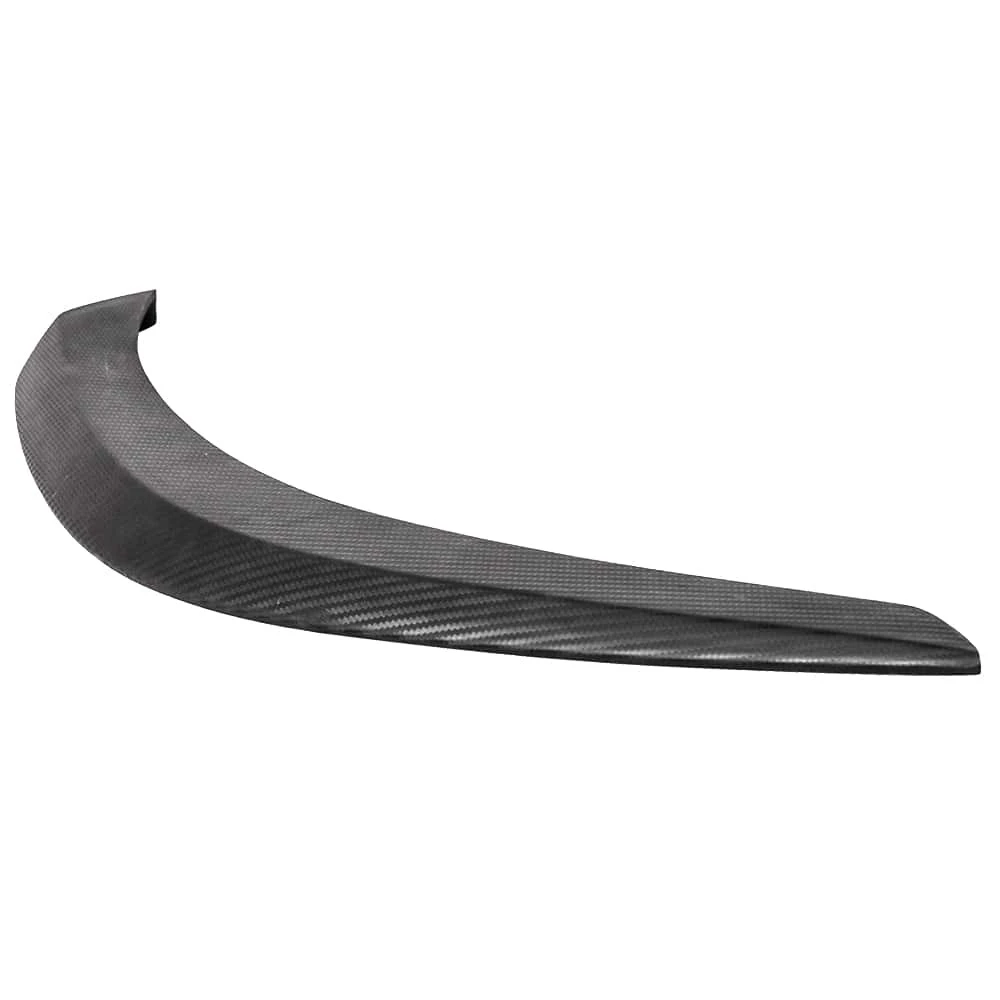 Universal Front Bumper Protector Body Splitter Spoiler Lip Carbon Fiber ...