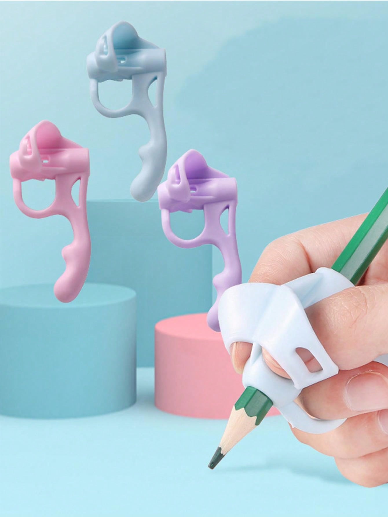 1pc Colorful Finger Pen Holder Corrector For Correcting Writing Posture ...