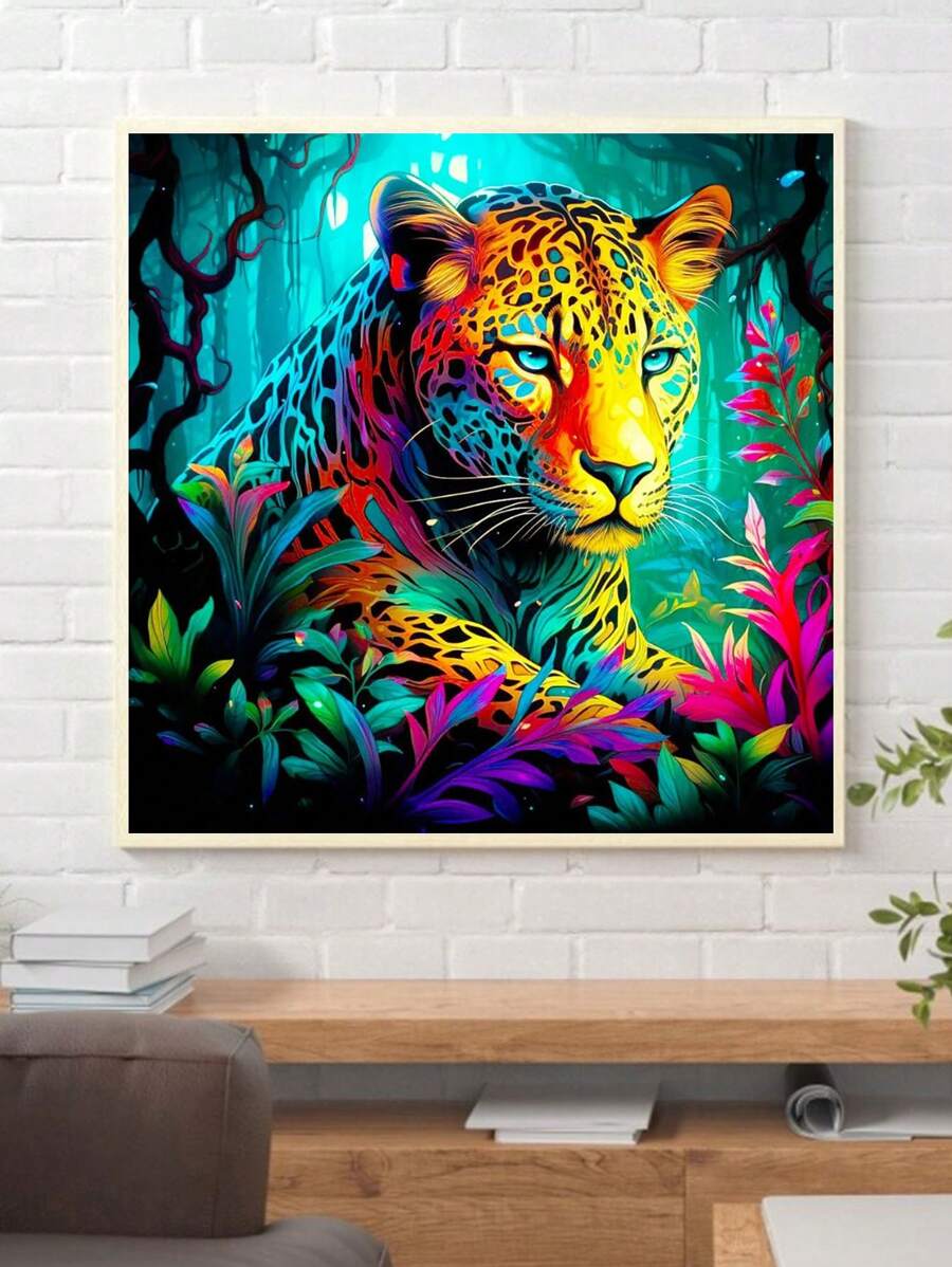 Cheetah Diy Diamond Painting Animal Art Handmade Home Decoration Gift ...