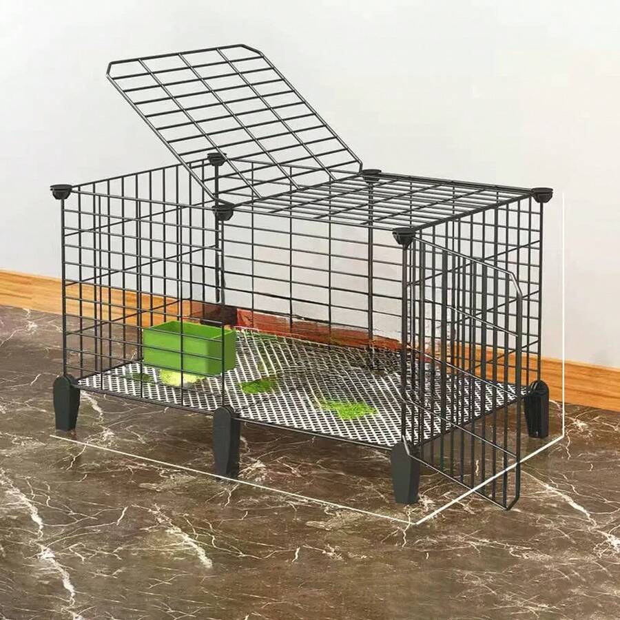 Cat Cage With High Feet Free Space Isolation Iron Pet Crate For Indoor ...