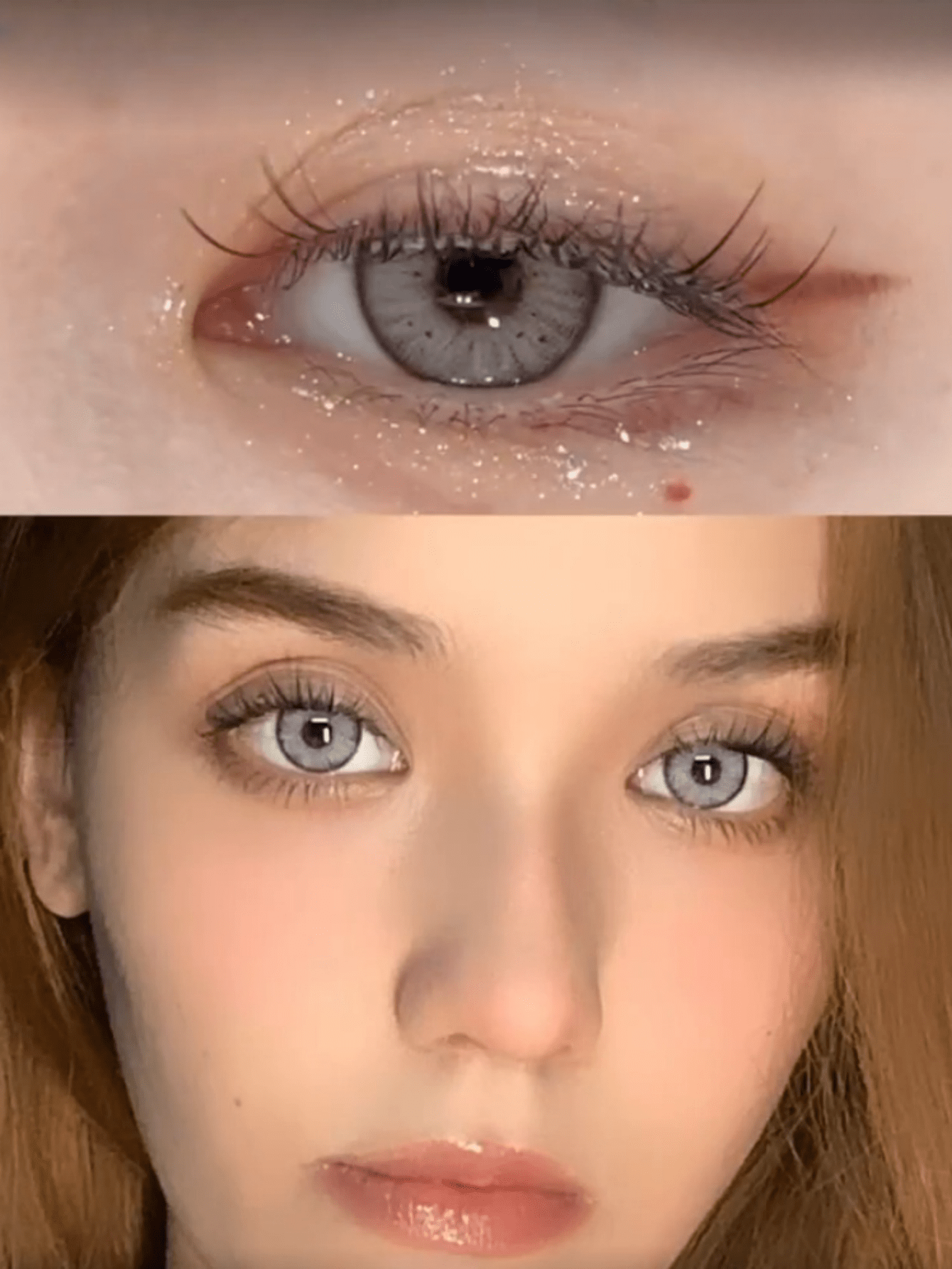 1 Pair Euro-American Mixed Race Style Colored Contact Lenses In ...