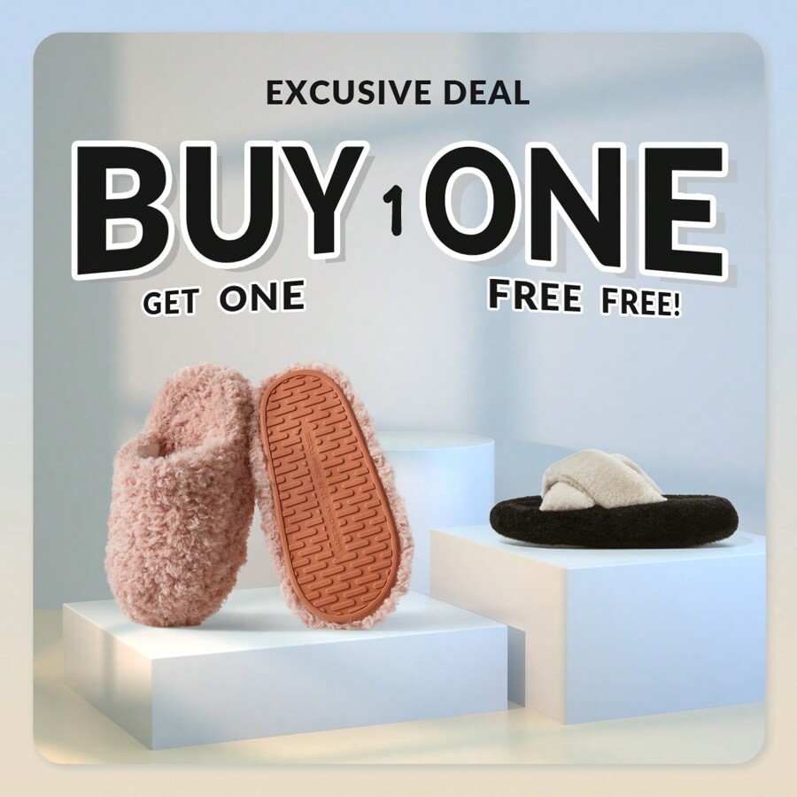 posee [Exclusive BOGO Offer] Buy Fuzzy Slippers, Get Cozy Winter ...