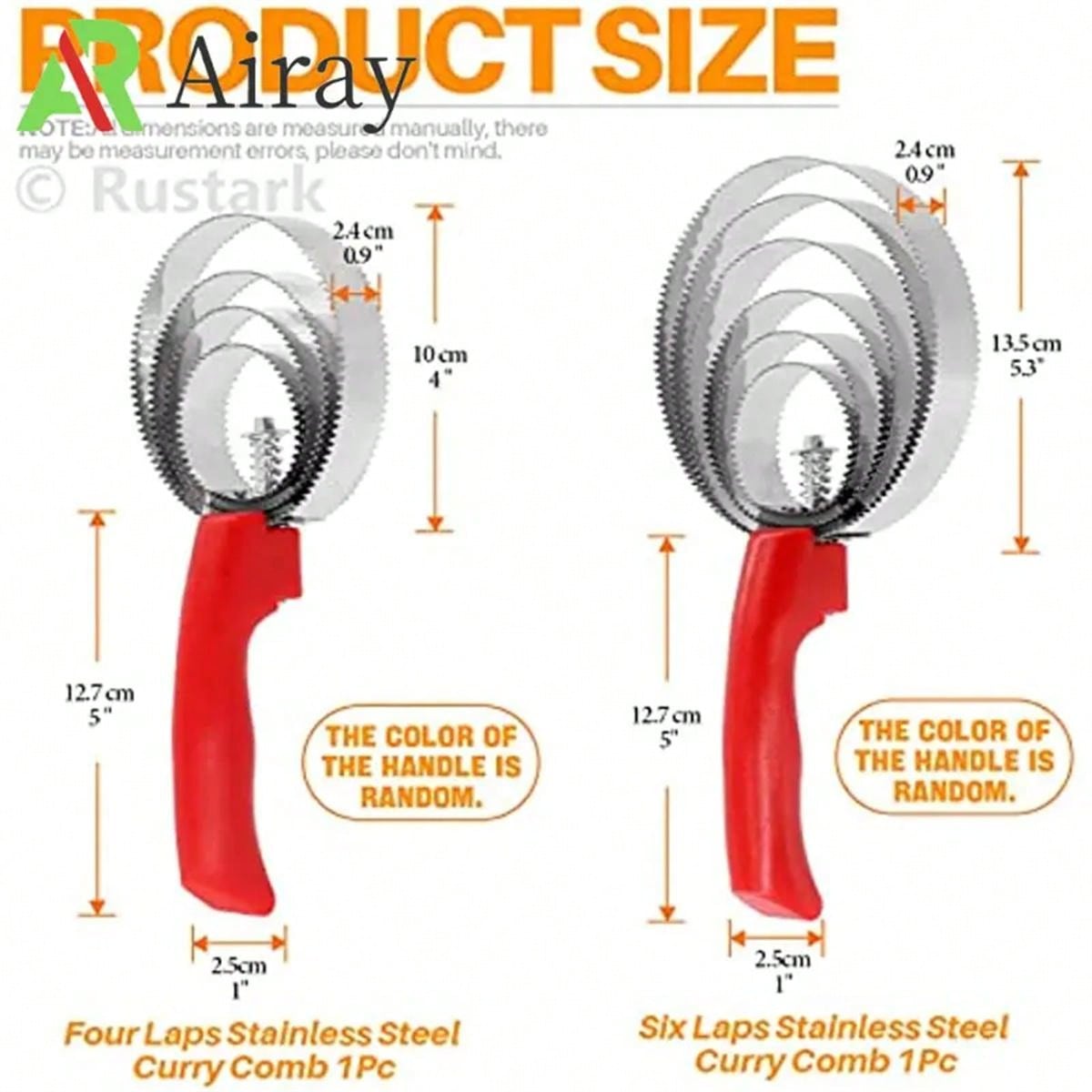 1pc Four Ring, Five Ring, Six Ring Serrated Comb For Ox, Sheep, Horse ...