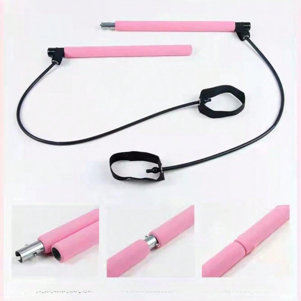 Ultimate Pilates Bar Set For Full-Body Fitness - Elastic Resistance ...