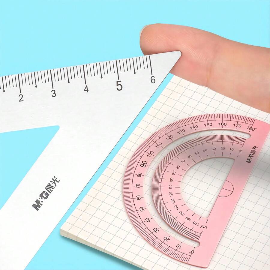 1set 4pcs 15cm/20cm Metallic Ruler Set, Aluminum Alloy Wave Line Ruler ...