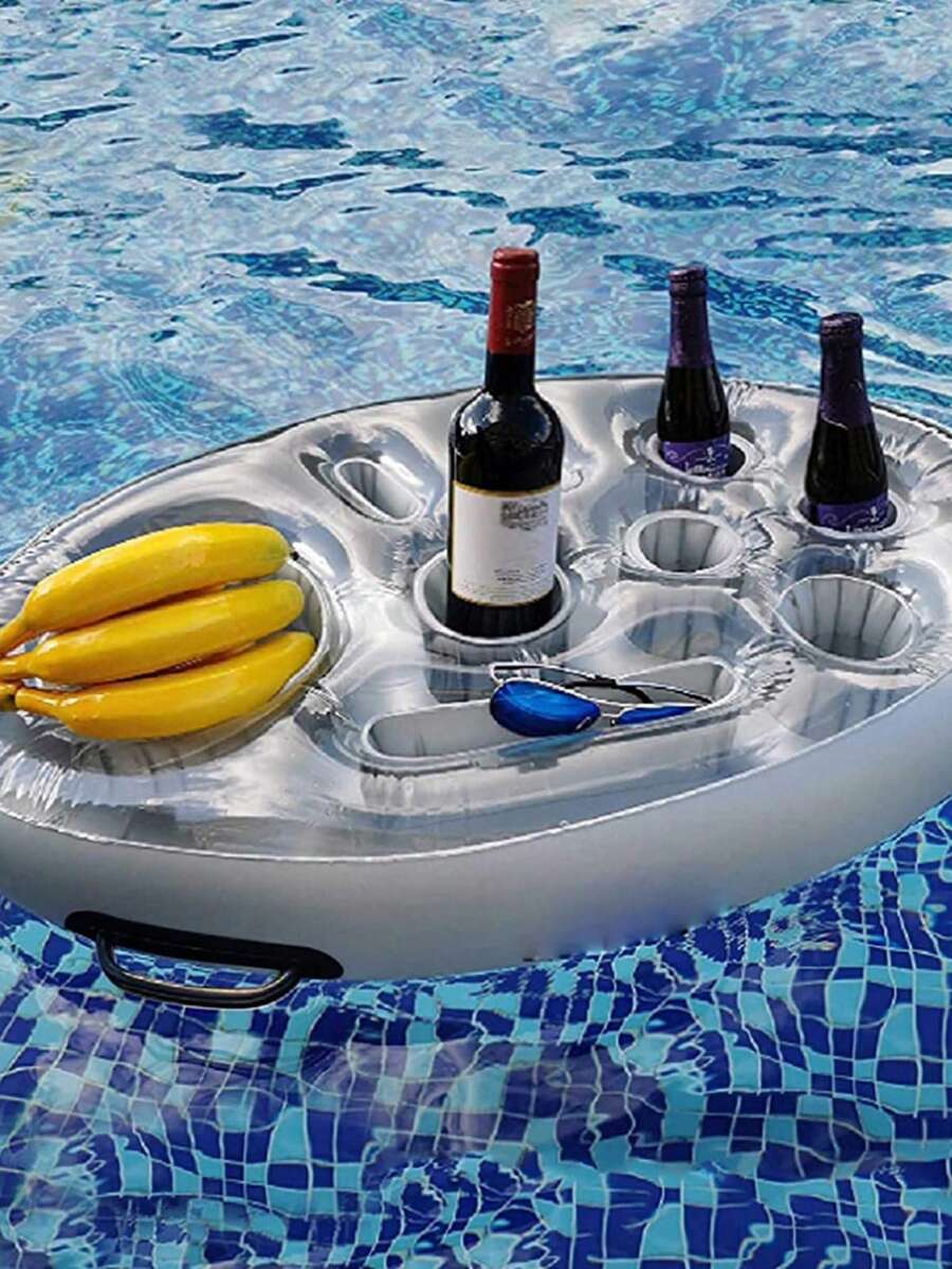1pc Inflatable PVC Water Ice Bar Self-Service Ice Tray Party Floating ...