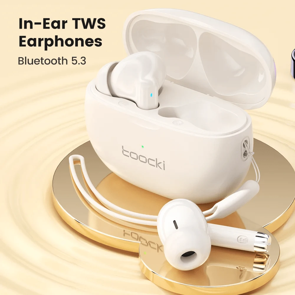 Toocki TWS Bluetooth Earphones True Wireless Bluetooth 5.3 In Ear ...