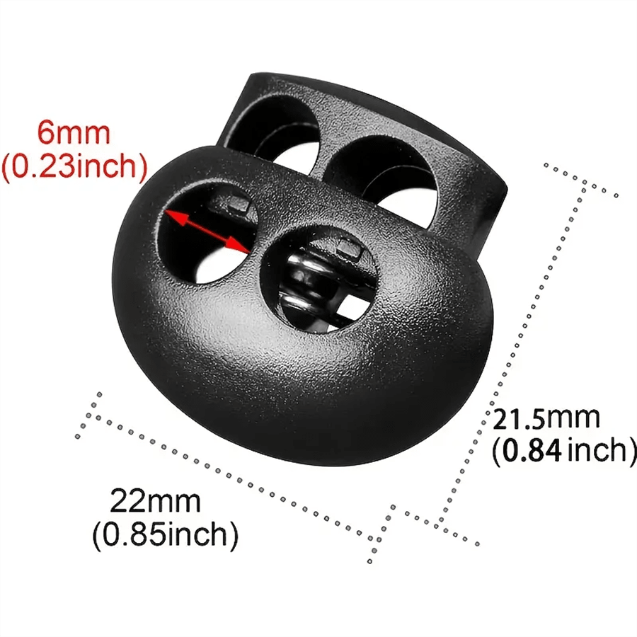 10 Pack Spring Cord Lock End Stopper Fastener Slider Toggles Clip ...