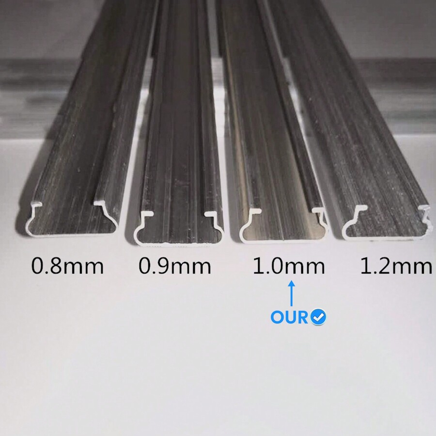 Spring Wire And Lock Channel For Greenhouse,6.6 FT Aluminum Alloy Lock ...