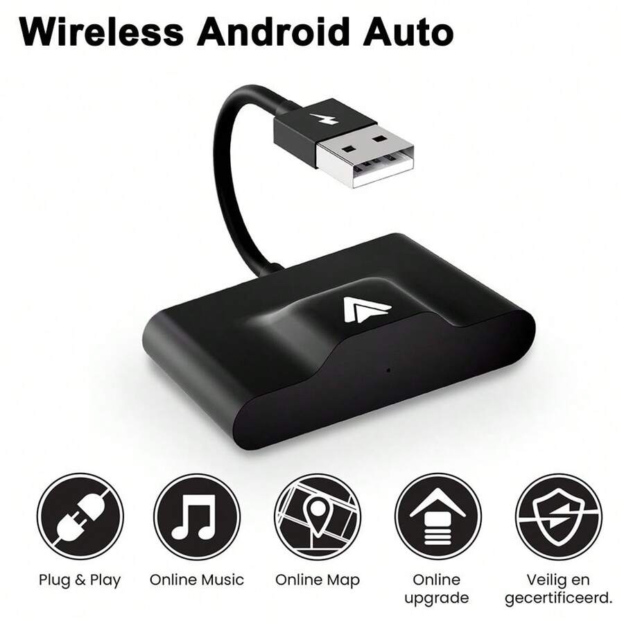 5G Wireless CarPlay Adapter,Android Car Dongle, Convert Wired Android ...