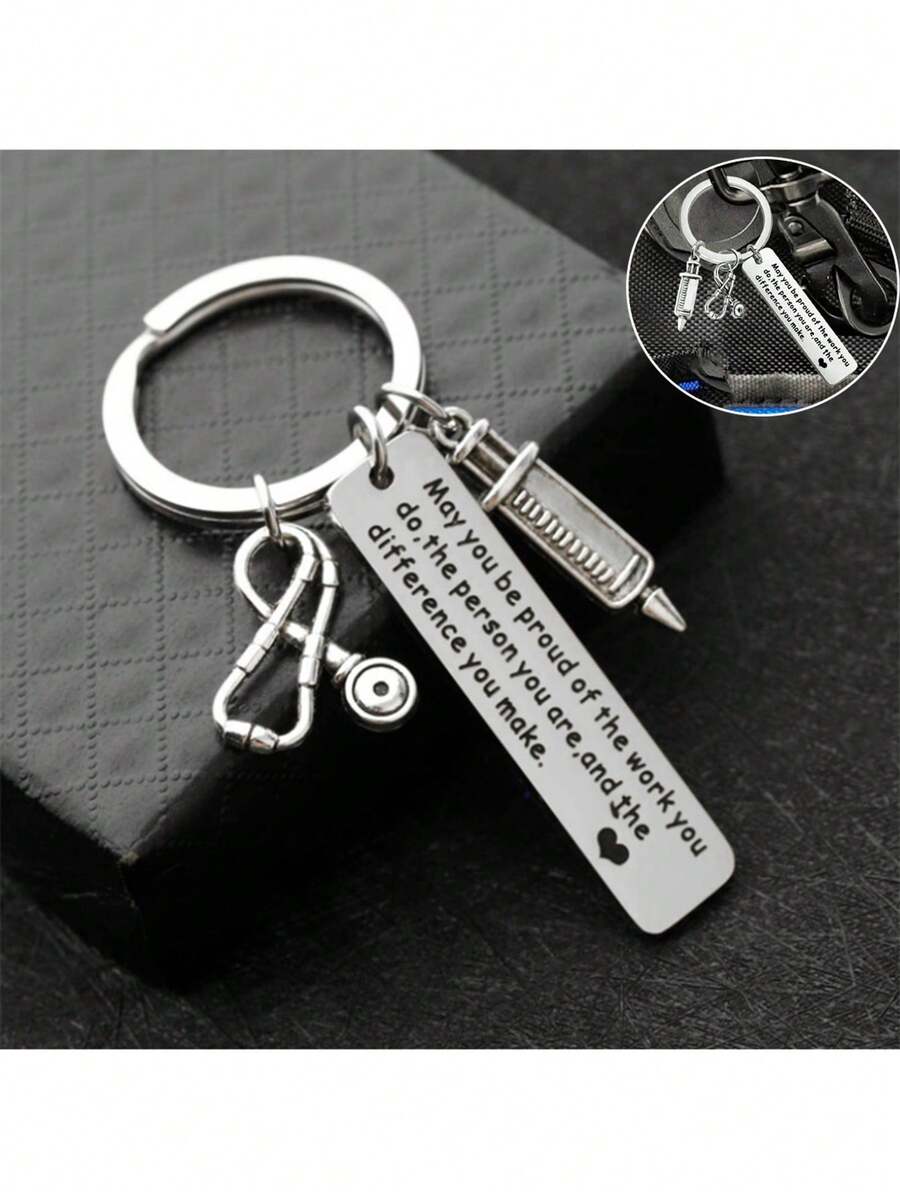 1pc,Nurse Day May You Be Proud Medical Logo Needle Holder Stainless ...