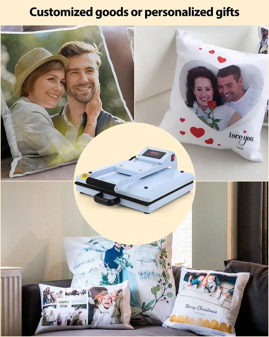 Heat Press 15x15 Inch Digital Heat Press Machine Industrial-Quality T ...