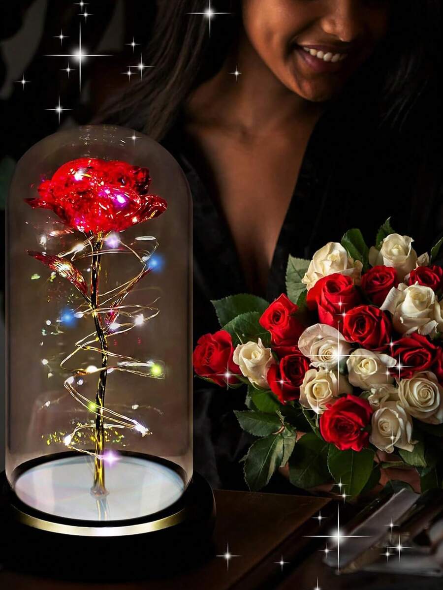 1pc Eternal Red Rose, Preserved Flower | SHEIN USA