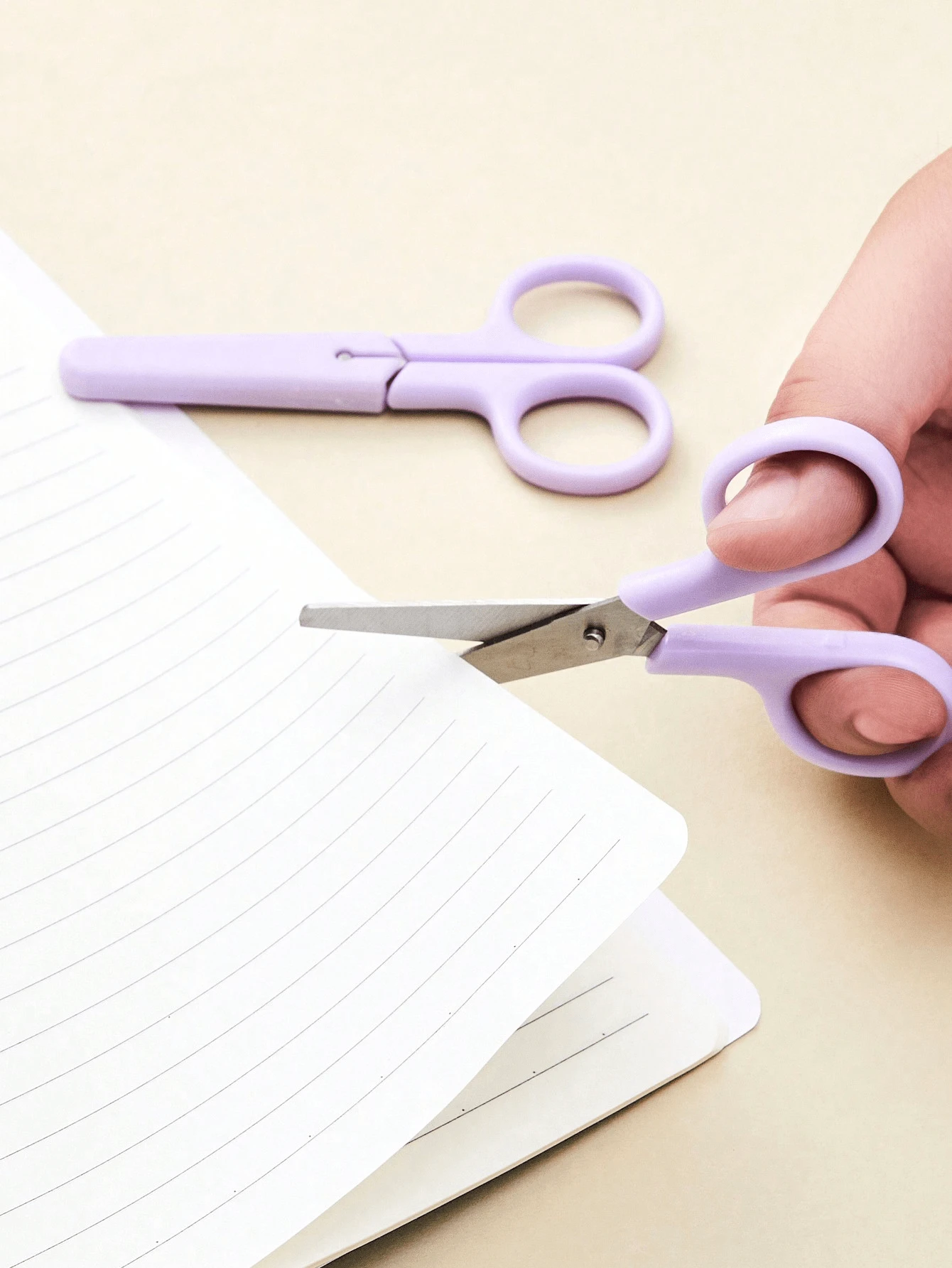 1pc Portable Mini Handmade Scissors With Cover, Stainless Steel Art ...