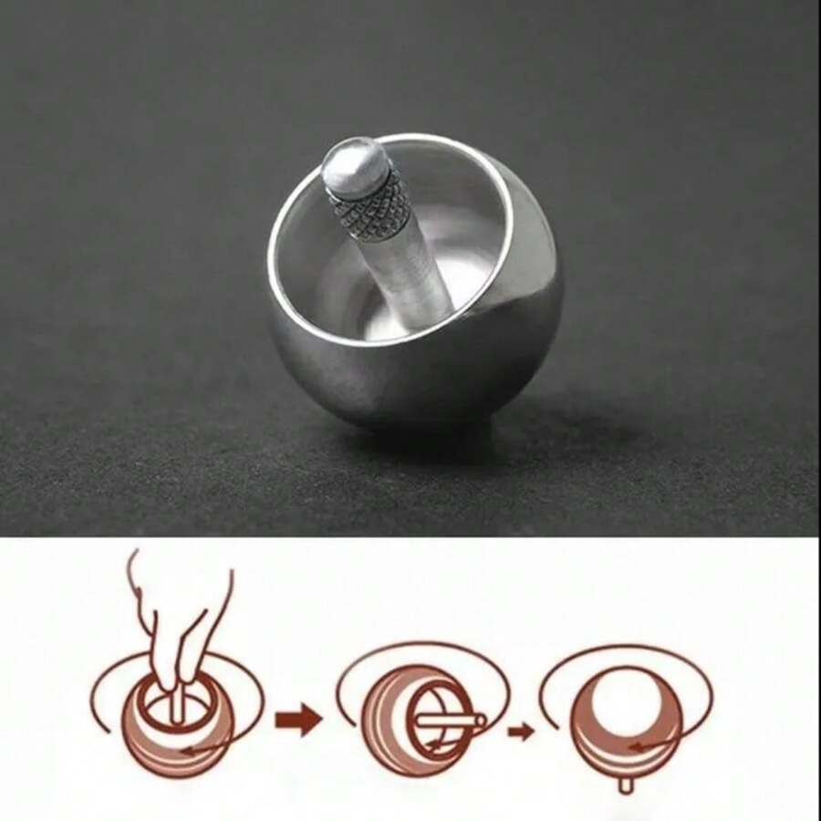 Inverted Gyroscope Anti-Stress Mushroom Head Automatic Upside-Down Flip ...