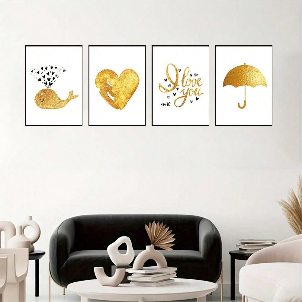 4-panelen Thuis Decor Canvas Print Kunstwerk Sets Voor Van kinderen ...