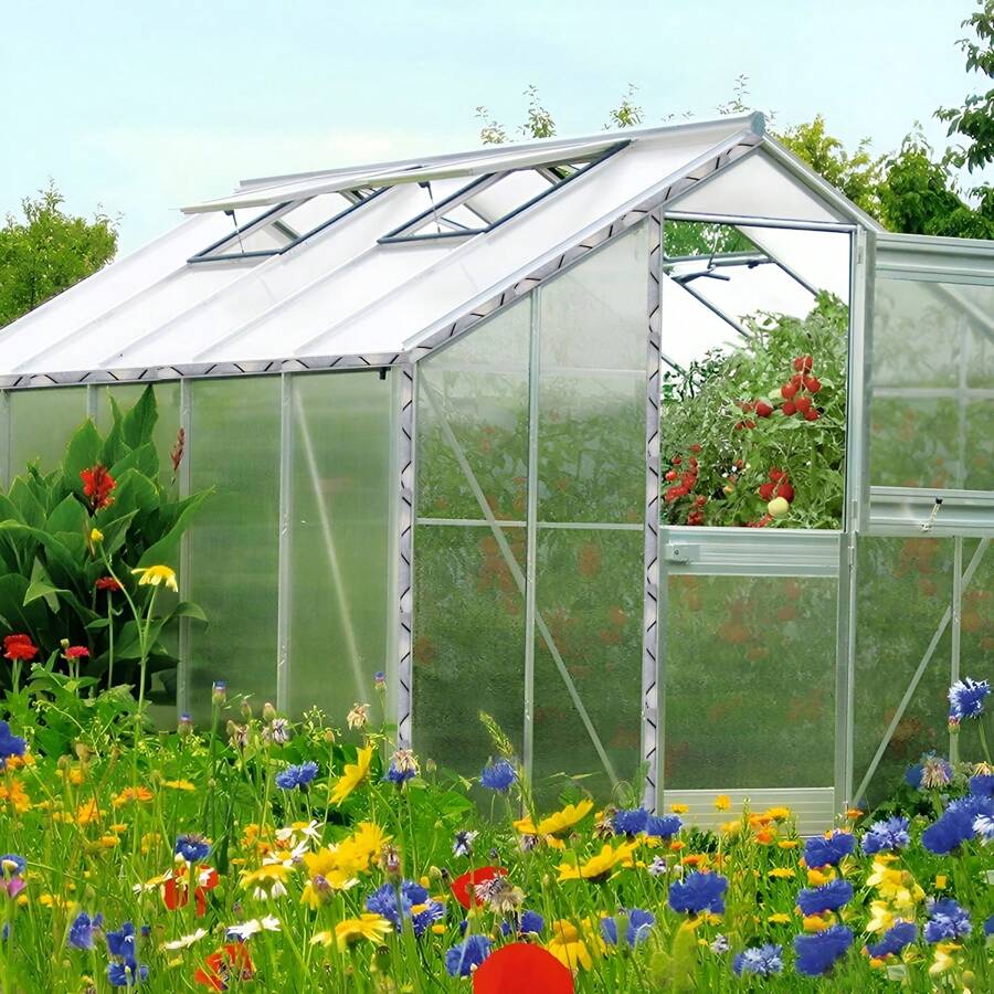 Spring Wire And Lock Channel For Greenhouse,6.6 FT Aluminum Alloy Lock ...