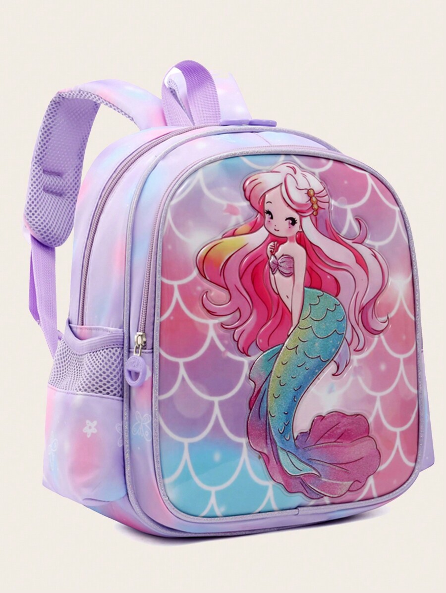 Cute Cartoon Style Mini School Bag, Cute Mermaid Design School Bag ...