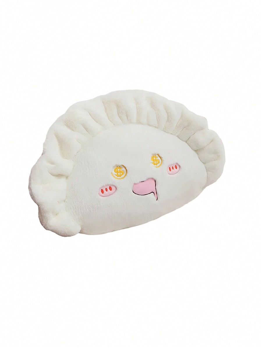 Dumpling Shaped Plush Pillow Toy Cute Dumpling Facial Expressions ...