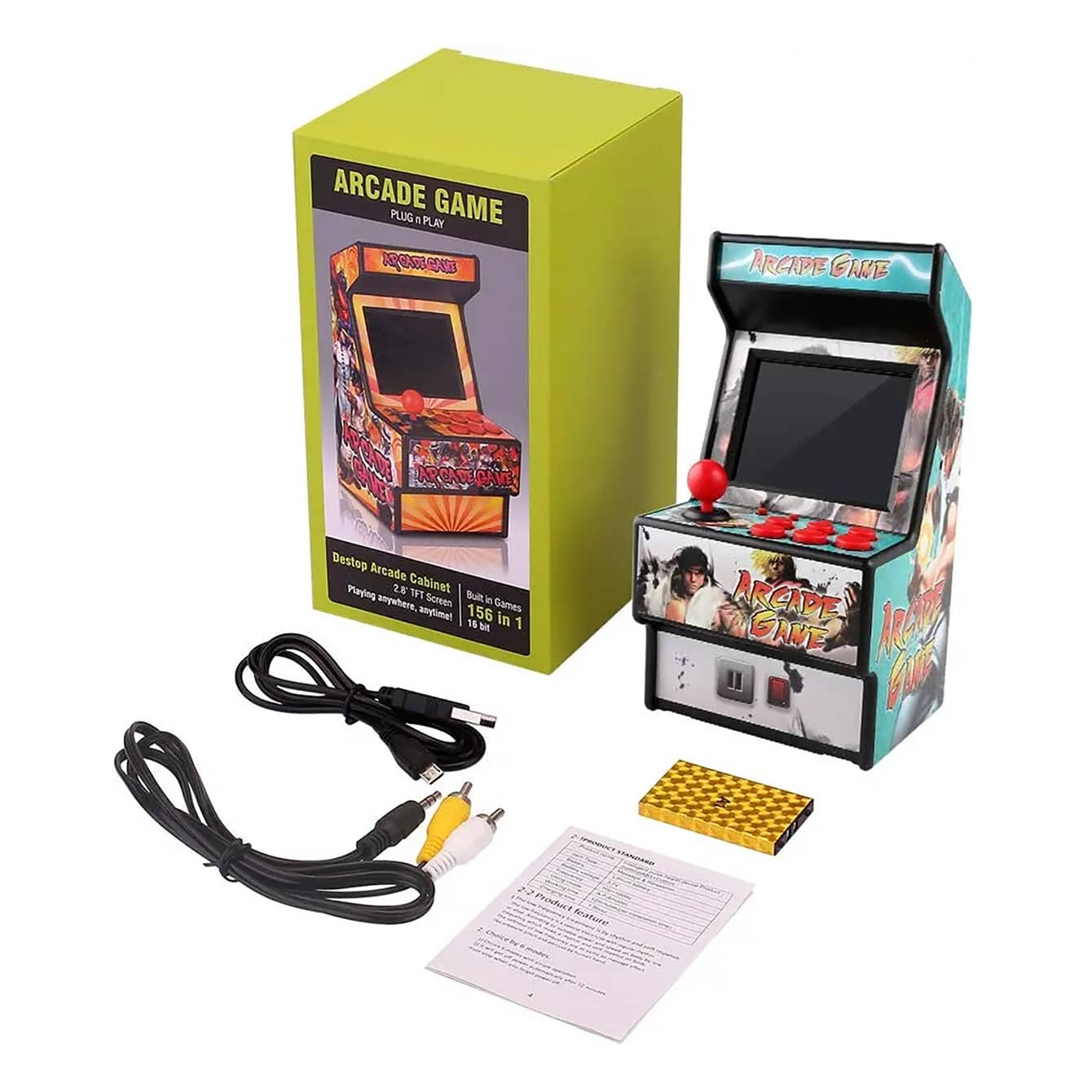 2.8Inch 16Bit Handheld Portable Arcade Nostalgic Game Console Plug And ...