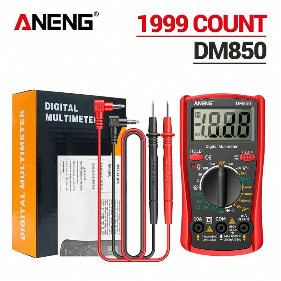 ANENG ANENG DM850 Digital Multimeter 1999 Counts Eletric Professional ...