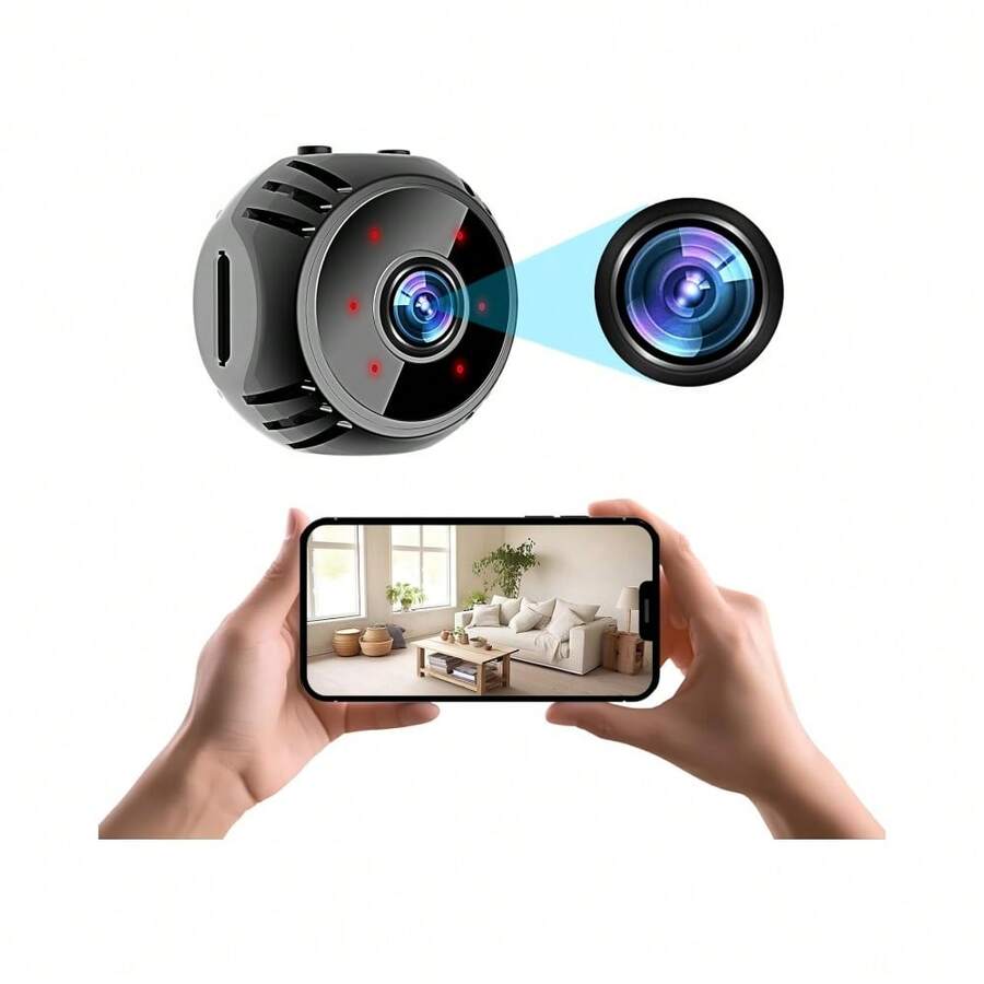 Mini Camera WiFi, Small 1080P HD Home Wireless Hidden Security Camera ...