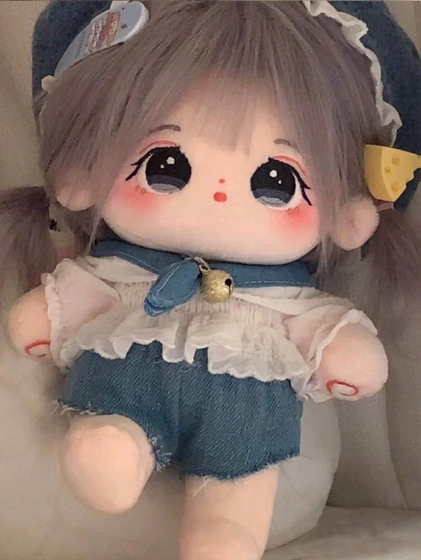 4PCS/Set (Comes With 3pc Accessary Tools) 20cm Plush Doll Posable Doll ...